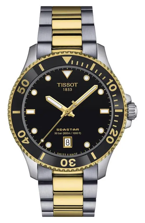 TISSOT Seastar 1000 Bracelet Watch - Black