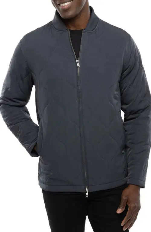 Travis Mathew Come What May Quilted Jacket - Ebony