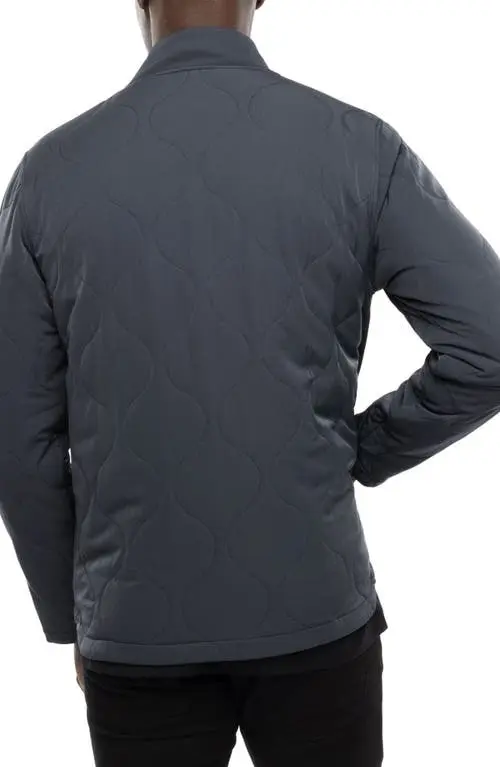 Travis Mathew Come What May Quilted Jacket - Ebony