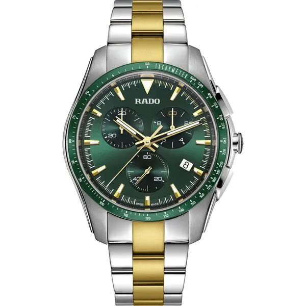 RADO Hyperchrome Chronograph Bracelet Watch - Green