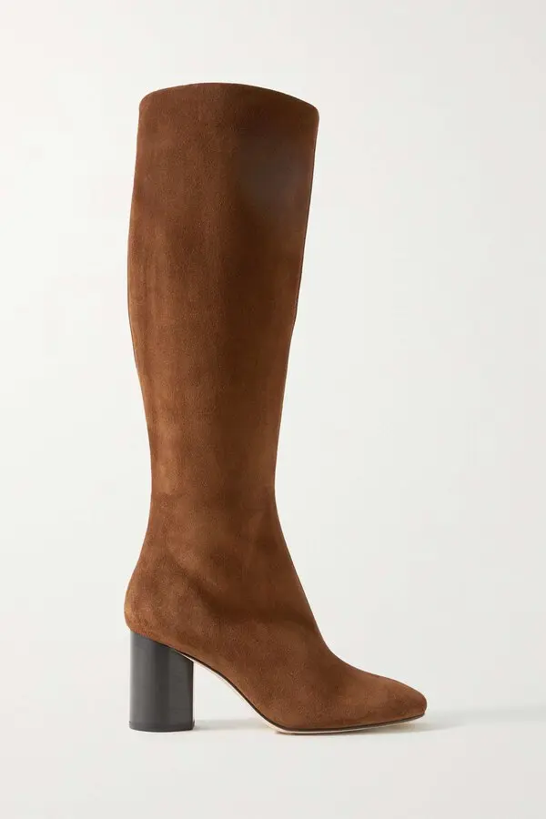 AeydĒ Ariana Leather Knee Boots