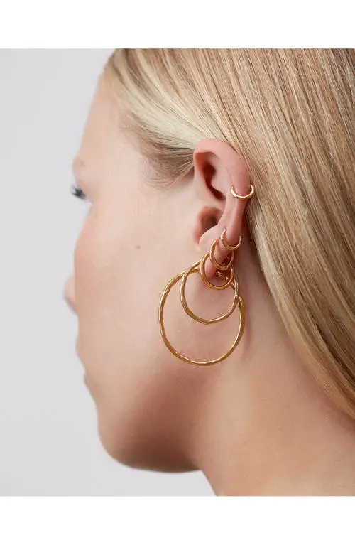 Monica Vinader Small Siren Muse Hoop Earrings