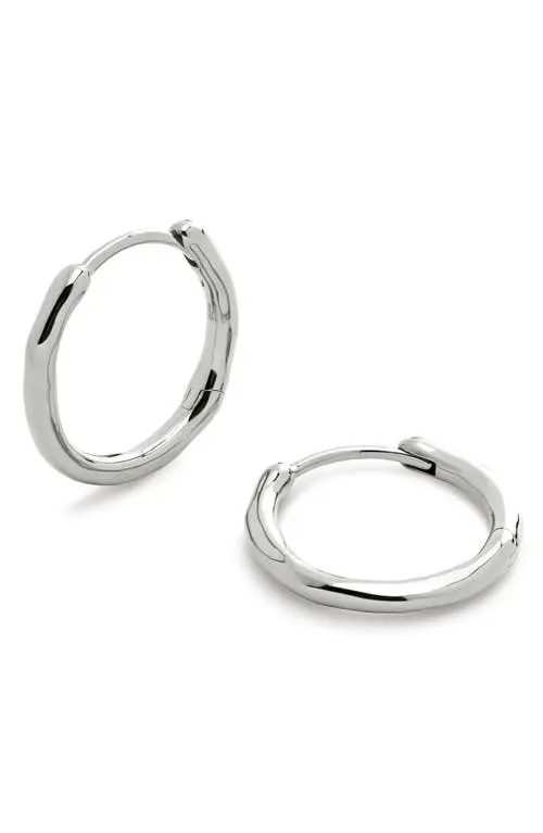 Monica Vinader Siren Muse Hoop Earrings - Sterling Silver