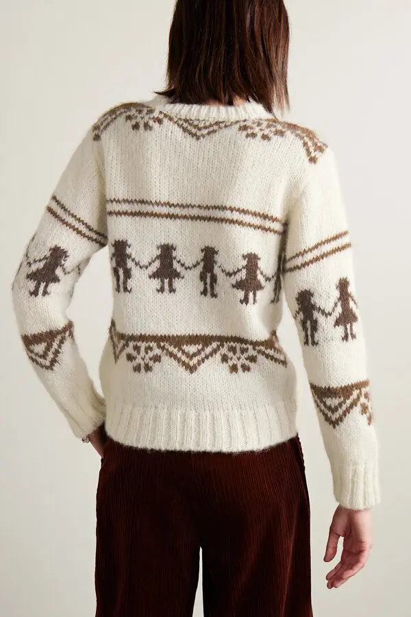 BODE Talo Alpaca-blend Jacquard Sweater