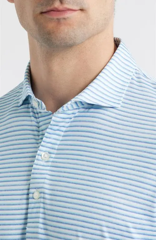 Johnnie-o Warwick Stripe Prep-formance Polo - Tide
