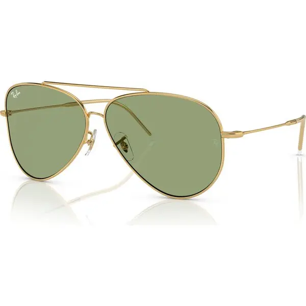 Ray-ban 59mm Aviator Sunglasses - Green