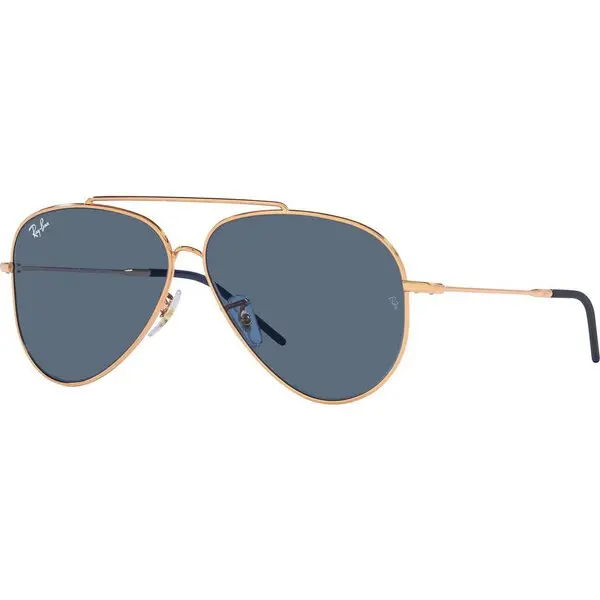 Ray-ban 59mm Aviator Sunglasses - Rose Gold