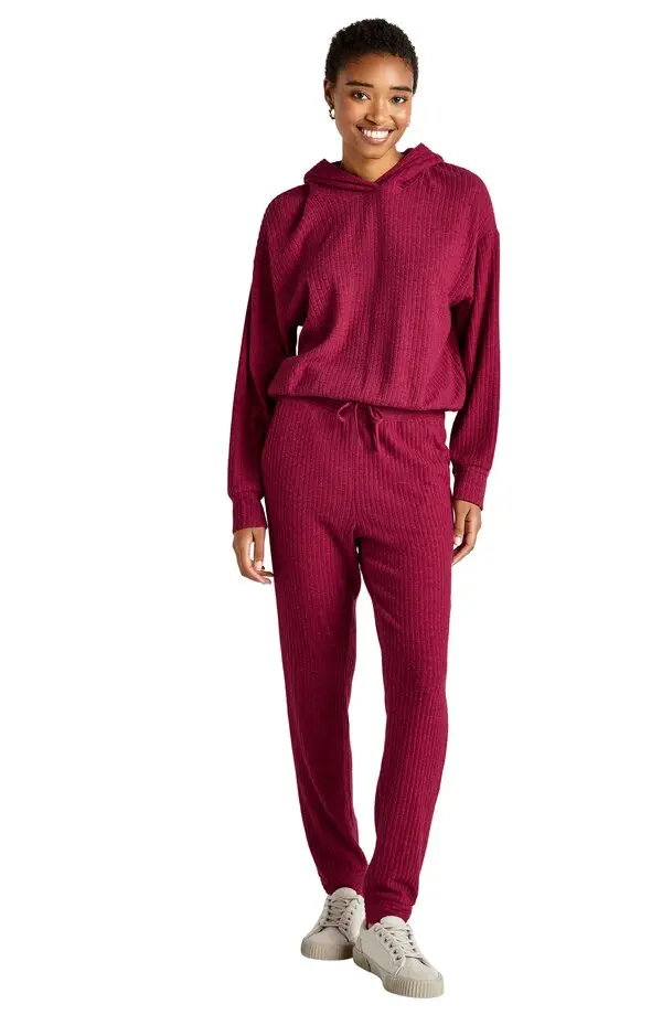 Splendid London Tulip Cuff Ribbed Joggers