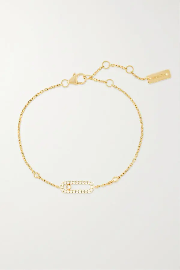 Messika Move Uno 18-karat Diamond Bracelet - Gold