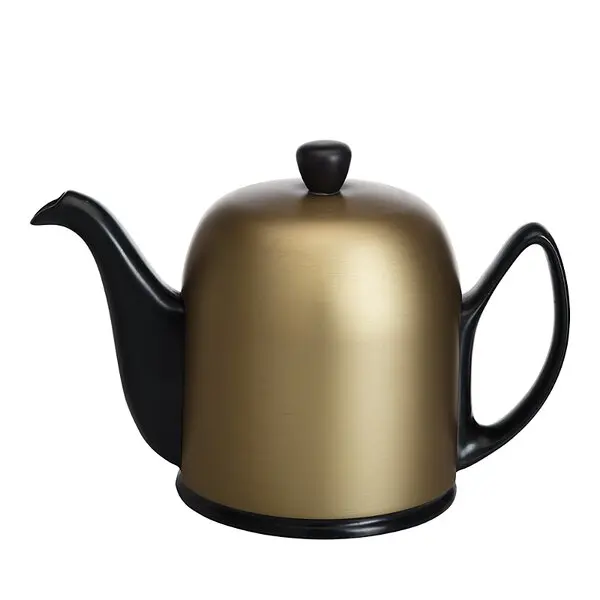 DEGRENNE PARIS Salam Teapot, 23 Oz - Black/bronze