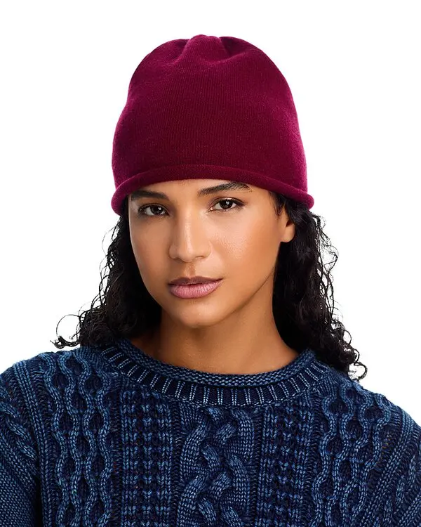 Bloomingdale'S Angelina Slouch Hat - Red Mahogany
