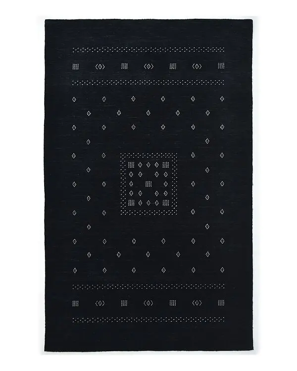 TIMELESS RUG DESIGNS Gabbeh Simi Area Rug, 9' X 12 - Black
