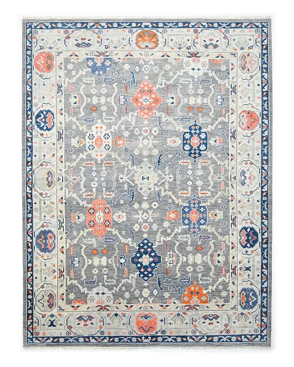 TIMELESS RUG DESIGNS Transitional Hollis Area Rug, 5' X 8 - Grey/silver