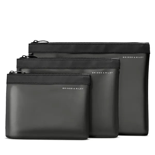 Briggs & Riley Travel Essentials Translucent Pouch Set - Black