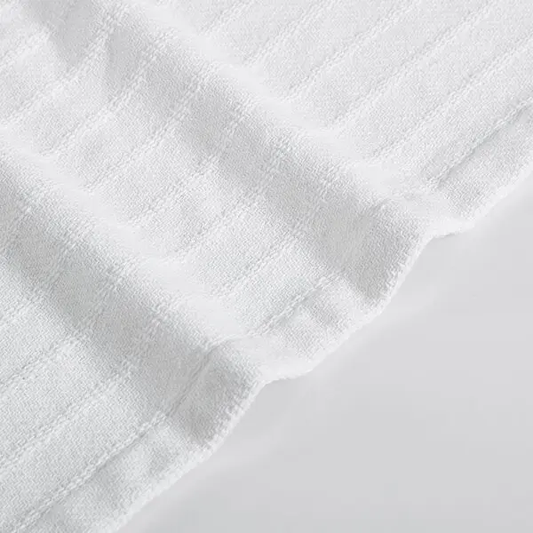 Vera Wang All Over Rib Cotton Blanket