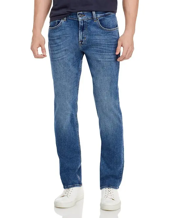 7 For All Mankind The Straight Slim Straight Fit Jeans - Gasp