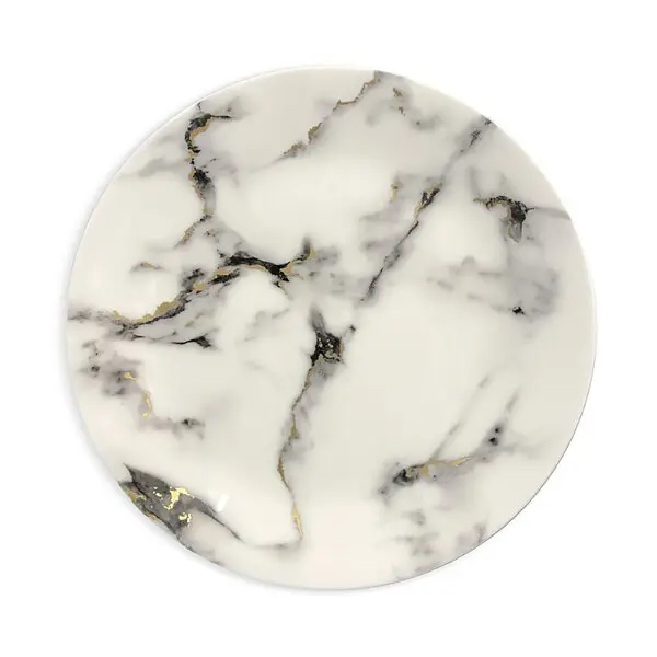 Prouna Marble Venice Fog Charger Plate - Gray