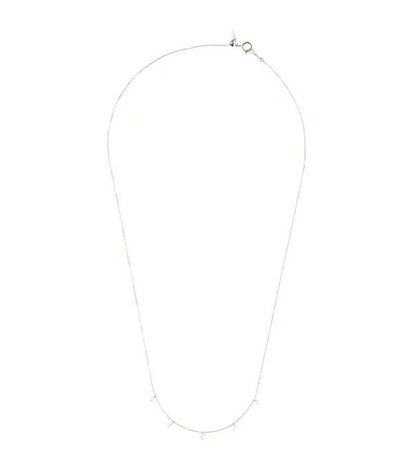 PERSEE Gold And Diamond 5-stone Danaé Necklace - White