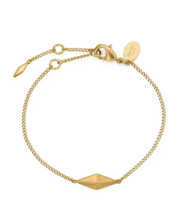 JIMMY CHOO Diamond Fine Chain Bracelet - Gold