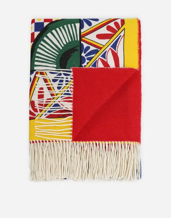 Dolce & Gabbana Cashmere Jacquard Blanket