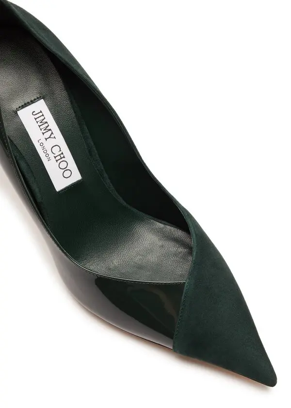 JIMMY CHOO Cass 95 Suede Pumps