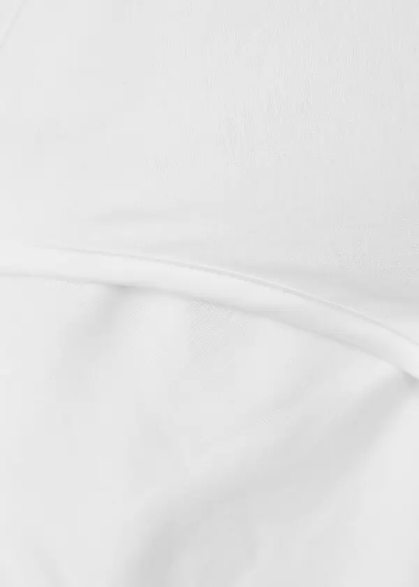 Hanro Seamless Padded Cotton Top - White