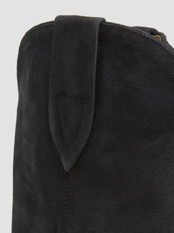 Isabel Marant Étoile Duerto 35mm Suede Cowboy Boots - Black