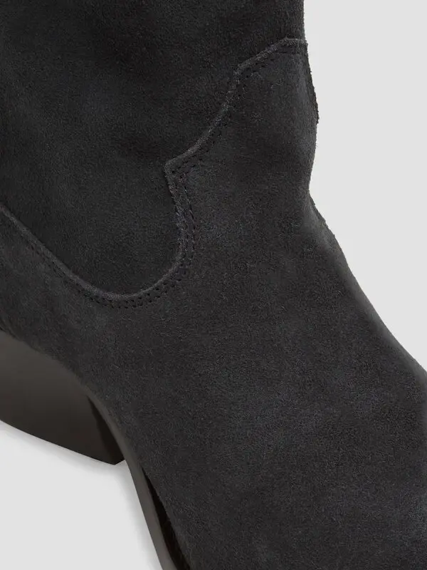 Isabel Marant Étoile Duerto 35mm Suede Cowboy Boots - Black