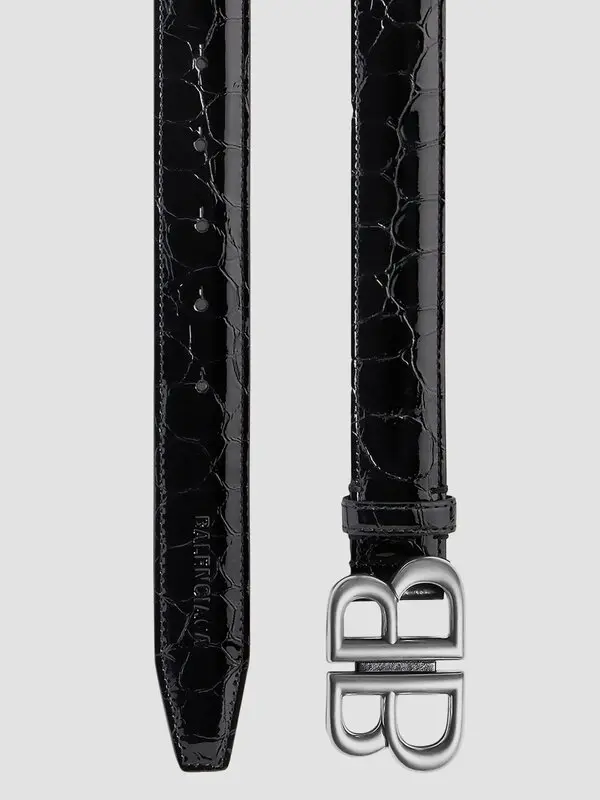 Balenciaga Monaco Belt Crocodile Embossed