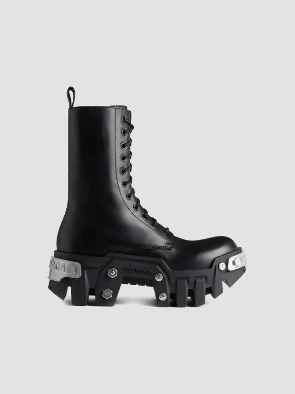Balenciaga Bulldozer Lace-up Boots