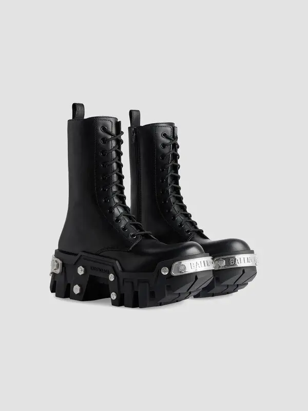 Balenciaga Bulldozer Lace-up Boots