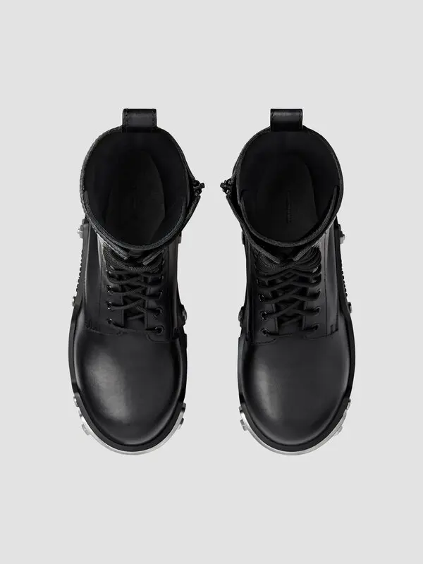 Balenciaga Bulldozer Lace-up Boots