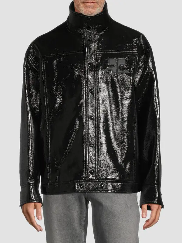 COURREGES Iconic Vinyl Oversize Jacket