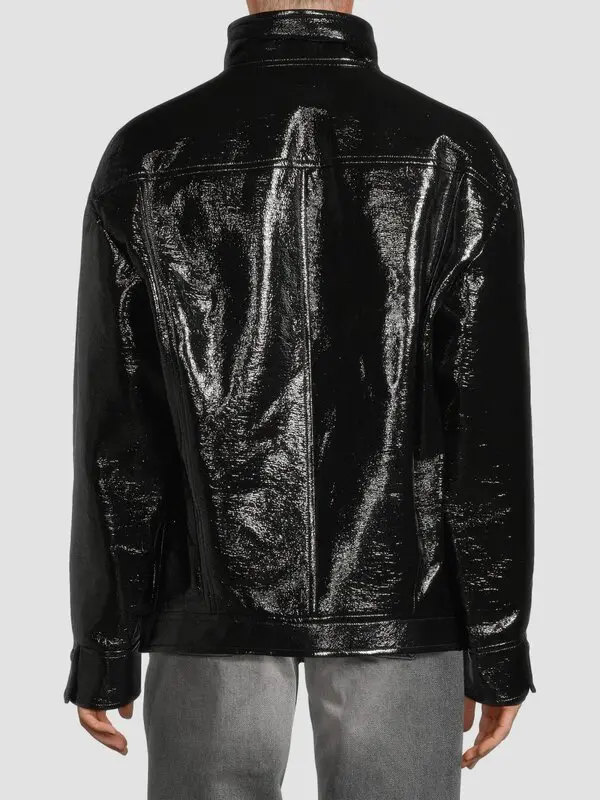 COURREGES Iconic Vinyl Oversize Jacket
