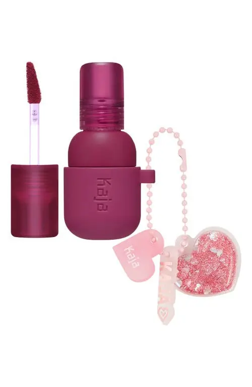 KAJA Jelly Charm Lip & Blush Stain With Glazed Key Chain - Berry Colada