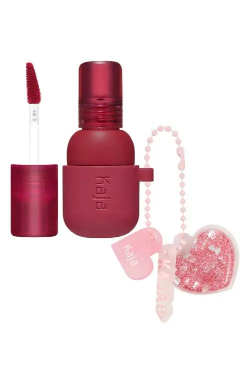 KAJA Jelly Charm Lip & Blush Stain With Glazed Key Chain - Squeeze Guava