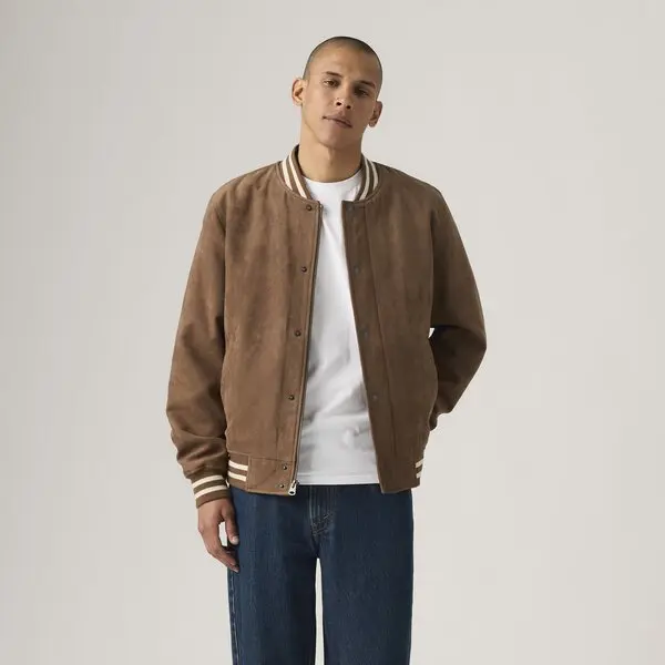 LEVI'S Faux Suede Varsity Jacket