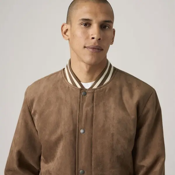 LEVI'S Faux Suede Varsity Jacket