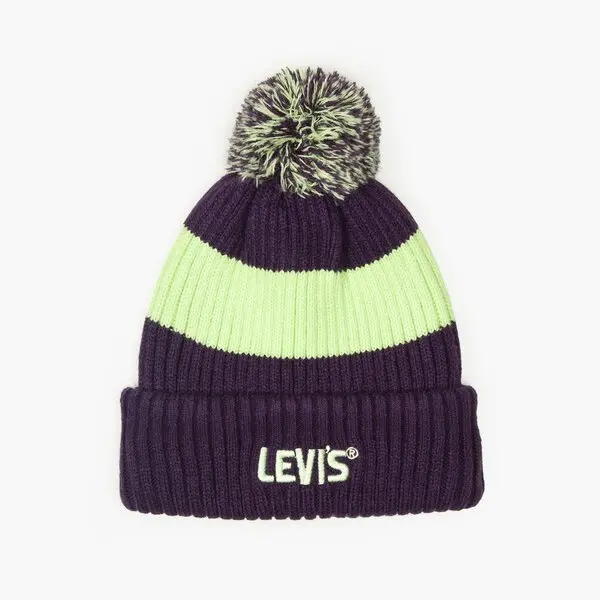 LEVI'S Gold Tab Beanie - Dark Purple
