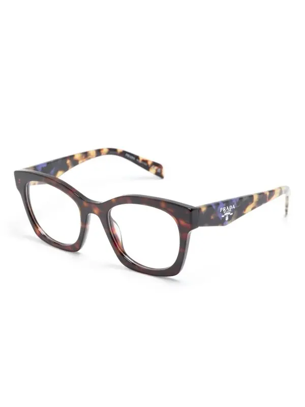 Prada Tortoiseshell D-frame Glasses