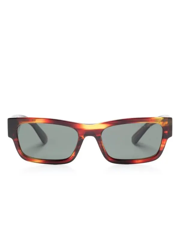Prada Rectangle-frame Sunglasses - Brown