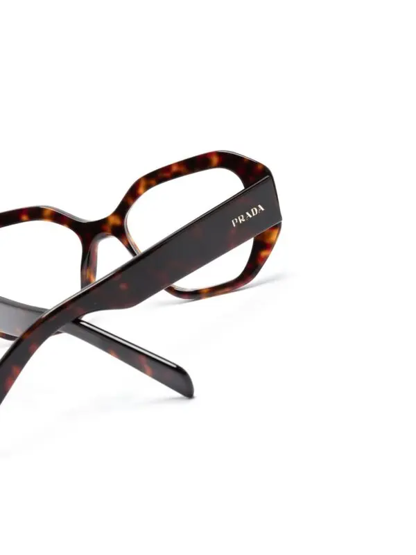 Prada Geometric Frame Glasses