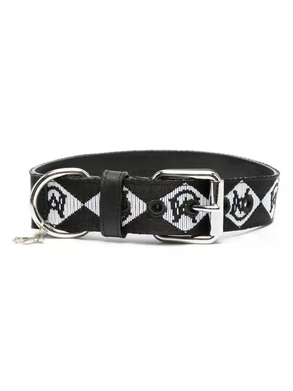 MONCLER X POLDO Monogram Dog Collar - Black