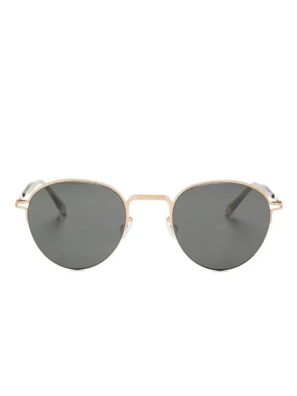 Mykita Tate Half-rim Sunglasses - Gold