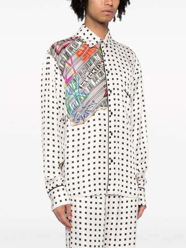 ROMEO HUNTE Gender Neutral Silk Shirt