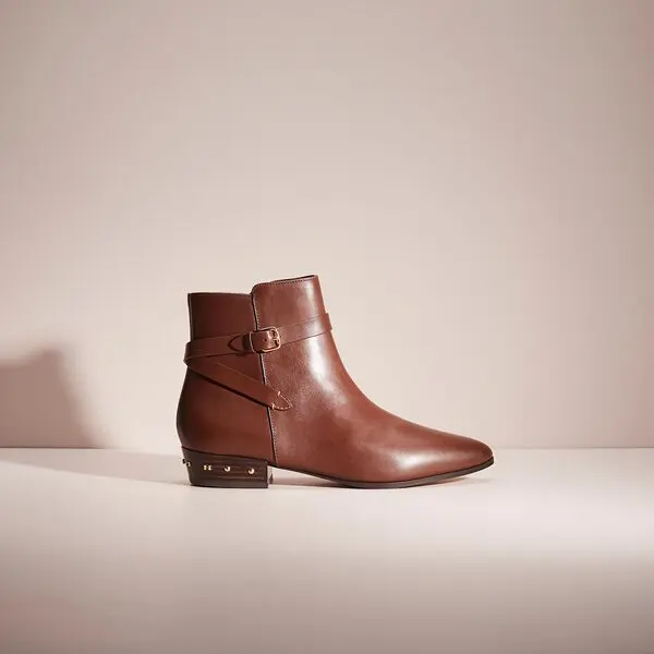 COACH® Restored Kaitlin Bootie - Walnut Brown