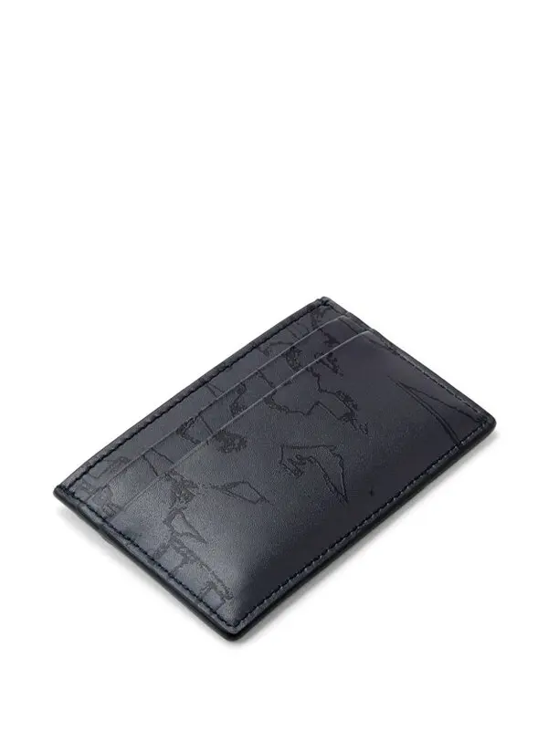 Alexander McQueen Graffiti Leather Card Holder