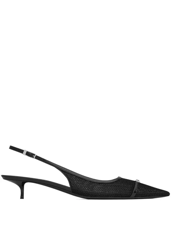 Saint Laurent Slingback Mesh Pumps