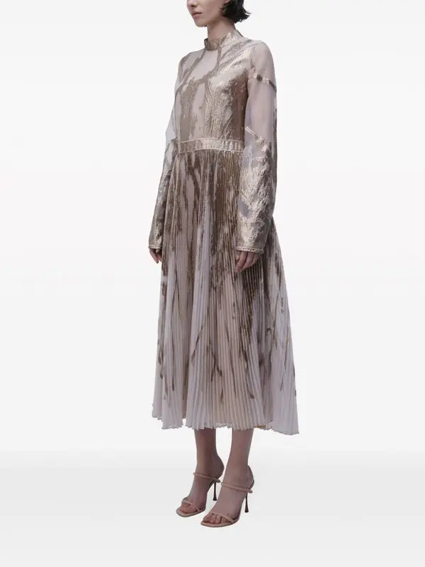 Simkhai Cassini Abstract-pattern Print Dress