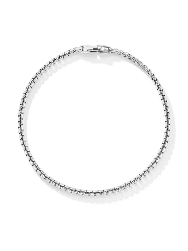 David Yurman Sterling Box Chain Bracelet - Silver